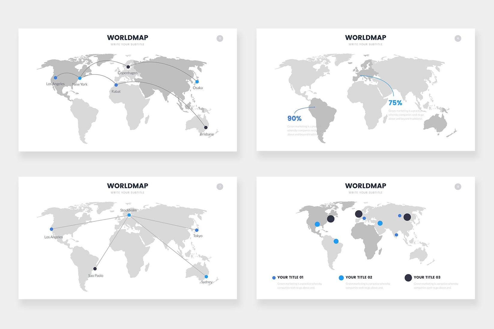 Worldmap Infographics - PowerPointX | Slides | Keynote | PowerPoint